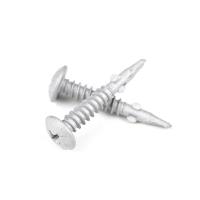 China Yellow Phillips Cross Recess Drive Type Self Drilling Screws With Wings For Solar Water Heater for sale