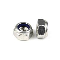 China Customizable A4 Stainless Steel Nylon Insert Self Locking Hex Nut M8 1.25mm with Options for sale