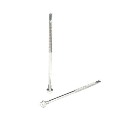 China Double Thread 5.5x138 Stainless Steel Sus 410 Self Drilling Screw for Wood Structure for sale