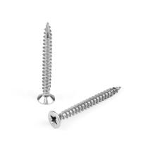 China Metric ISO Standard Pozi Drive Flat Head Wood Screws for Wood Floor Installation for sale