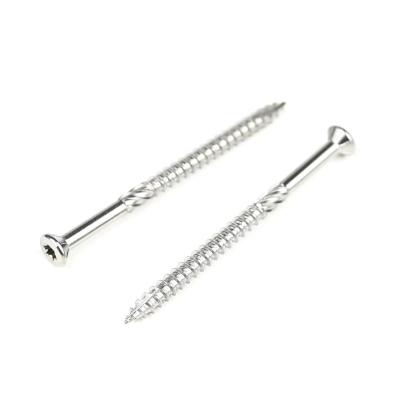 China Stainless Steel A4 Decking Screw Trim Head Torx 60mm Chipboard Screws For Wood Guardrail for sale