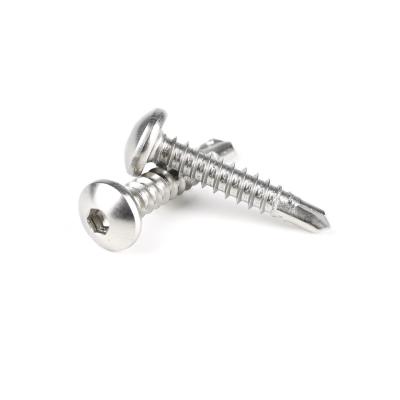 China Stainless Steel Hex Socket Pan Head Self Drilling Screw for Metric Measurement System for sale