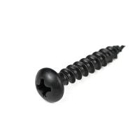 China 100% QC Tested 20mm Black Galvanized Chipboard Screws for Wooden Floors Torx Drive for sale