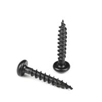 China 100% QC Tested 20mm Black Galvanized Chipboard Screws for Wooden Floors Torx Drive for sale