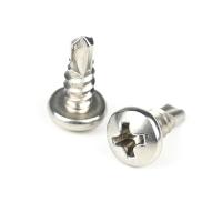 China Zinc Coated Treatment Stainless Steel Phillips Pan Head Self Drilling Screw for Metal for sale