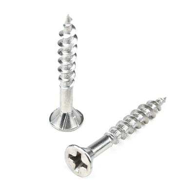 China Ruspert Finish 25mm Phillips Flat Head Wood Chipboard Screw for Furniture Installation for sale