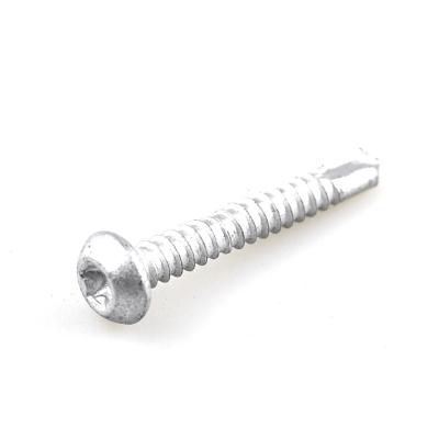 China Sus304 Sus410 Stainless Steel Bimetal Pan Head Torx Self Drilling Screw Ruspert Finish for sale