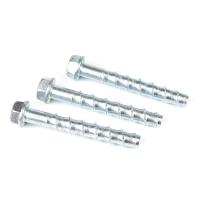 China 100mm M16 Carbon Steel Zinc Plating HEX Head Concrete Screw Bolt for 100% QC Test for sale