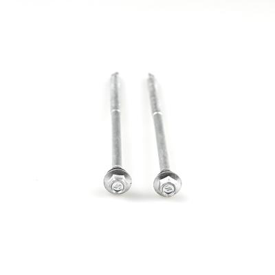 China Cup Head Stainless Steel Bimetal Hex Flange Self Drilling Tapping Screws With Epdm Washer for sale