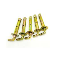 China Secure Fixing with Zinc Plating Carbon Steel Water Heater Expansion Anchor Hook Screw for sale