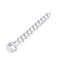 China 75mm M6 Carbon Steel Hex Head Masonry Bolt Screw Self Concrete Anchor for Installation for sale