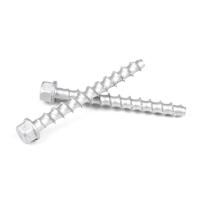 China 75mm M6 Carbon Steel Hex Head Masonry Bolt Screw Self Concrete Anchor for Installation for sale