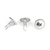 China Standard Sus410 Stainless Steel Phillips Wafer Head Self Drilling Screws for Metal for sale