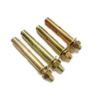 China M6-M20 Expansion Screws Anchor Bolt Yellow Zinc Plated Expansion Bolts for Elevators for sale