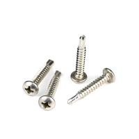 China Installation SUS304 Stainless Steel Metal Phillips Cross Recessed Pan Head Self Drilling Screws for sale