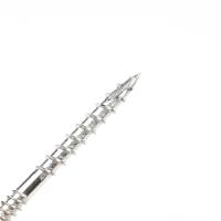 China 10 X50 Square Head Countersunk Chipboard Screws Double Thread With Ribs for sale