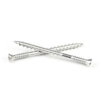 China SS 316 Flat Head Chipboard Screw for Outdoor Wood Projects Metric Measurement System for sale