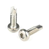 China Zinc Drywall Trim Roofing Self Drilling Steel Screws For Wood Guardrail With Firm Structure for sale