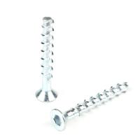 China Metric White Zinc Plated M8 Self Drilling Masonry Anchors Screws for Concrete Standard for sale