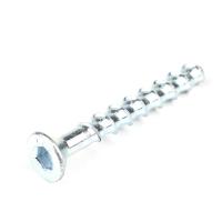 China Metric White Zinc Plated M8 Self Drilling Masonry Anchors Screws for Concrete Standard for sale