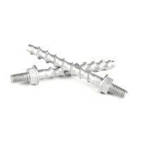 China ZINC Finish Stainless Steel Hex Flange M8 70mm Anchor Bolt Screw Concrete Bolt Inox Tornillos Para Hormigon for sale