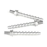 China ZINC Finish Stainless Steel Hex Flange M8 70mm Anchor Bolt Screw Concrete Bolt Inox Tornillos Para Hormigon for sale