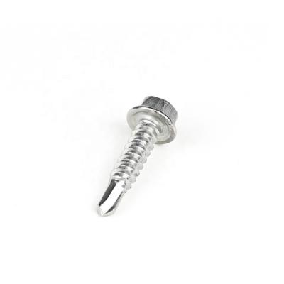 China Stainless Steel 410 Self Drilling Screw Hex Washer Head for Metric Measurement System for sale