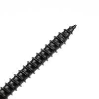 China Black Ruspert Coating Stainless Steel Square Pan Head Wood Timber Screws for sale