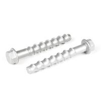 China Flat Head 12mm Plain Finish Concrete Anchor Bolts 11.3x100 for Sturdy Concrete Fixing for sale