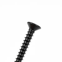 China ZINC Black Stainless Steel Square Countersunk Flat Head Wood Screws for sale