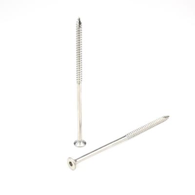 China Sus304 Stainless Steel Hexagon Socket Bugle Head Wood Screws 150mm Timber Screws for sale