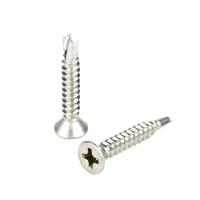 China Steel Phillips Cross Recess Countersunk Flat Head Self Drilling Screw for Metal Fastening for sale