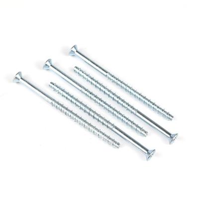 China 250mm Extra Long Flat Masonry Screws ZINC Finish and For Aviation with Best Service for sale