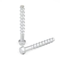China Durable Flange Hex Concrete Bolt Carbon Steel M12 125mm Hexagon Bolt Concrete Self Tapping Anchor Bolt for sale