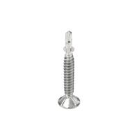 China Stainless Steel Flat Head Phillips Self Drilling Screws With Wings for Installation for sale