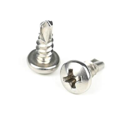 China Phillisps Recess Drive Style Stainless Steel Pan Head Self Drilling Screws 100% QC Tested for sale