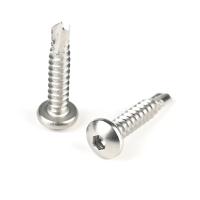 China Ruspert Finish Stainless Steel Pan Head Hex Socket Self Drilling Screw Sus410 Parafuso Auto Brocante for sale
