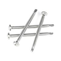 China ZINC Finish Phillips Cross Recess Pan Head Stainless Steel Self Drilling Tapping Screw for sale