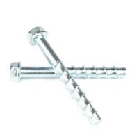 China M16 150mm Flat Head Carbon Steel Concrete Masonry Hexagon Socket Button Head Screws for sale