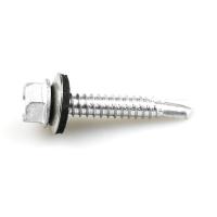 China Customized Support 6.3x38mm Hex Bimetallic Drilling Screw with EPDM Washer for sale