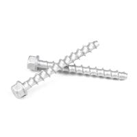 China GB Standard High Strength M6 Hex Flange Head Blockwork Concrete Screws For Blockwork For Architectures for sale