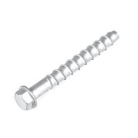 China Flat Head Large Diameter Carbon Steel Hex Masonry Bolt M12 125mm Self Tapping Concrete Screw for sale
