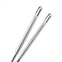 China 5.5x185mm ZINC Finish Steel Structure Self Tapping Screw with 5 Point Hexagon Head Washer for sale