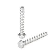 China Steel M10 90mm Hex Flange Cement Concrete Bolts for Self Tapping Concrete Anchor Bolts for sale