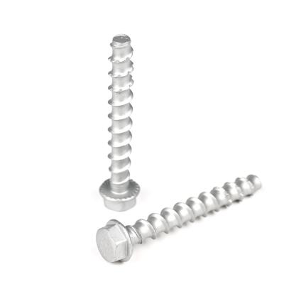China Steel M10 90mm Hex Flange Cement Concrete Bolts for Self Tapping Concrete Anchor Bolts for sale