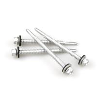 China Roof Fastening Bimetal Self Tapping Screw 5.5x140mm With Epdm Washer for 100% QC Test for sale