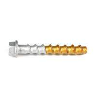 China Flat Head Customized M12 Elevator Concrete Bolts with Bimetal Anchor and 100% QC Test for sale