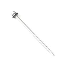 China Seat Fix Fastening Hex Washer Head Self Drilling Screws With Black Washer Bimetal Hex Screws 6.3x130mm for sale