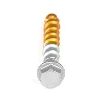 China Stainless Steel Ruspert Hex Washer Head Bimetal Composite Screws 3/8'' X 4 Inch for sale