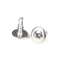 China ZINC Finish Stainless Steel Phillips Wafer Head Self Drilling Screws for Wood Structure for sale